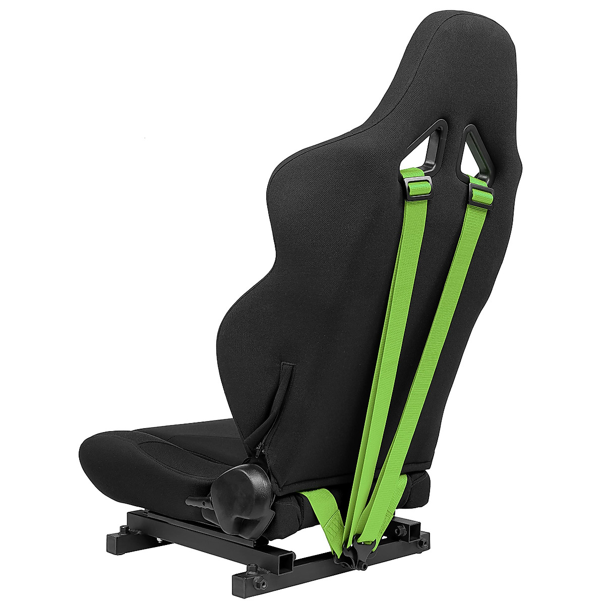OpenWheeler Racing and Flight Simulation Cockpit Four Point Harness. Virtual Reality add-on. Green