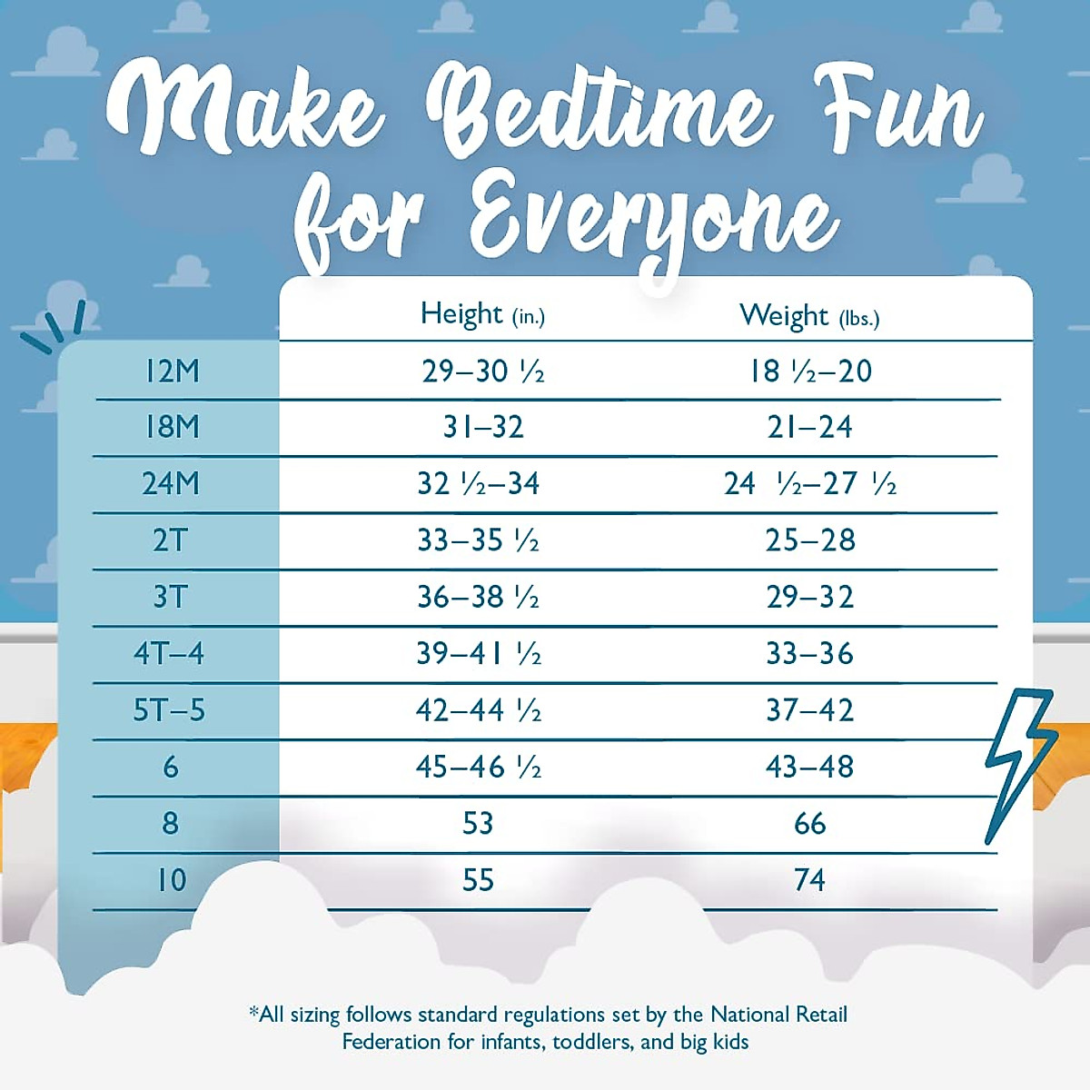 Disney Boys' Little 3-Piece Loose-fit Pajama Set, Soft & Cute for Kids, Pixar Fun 3, 4