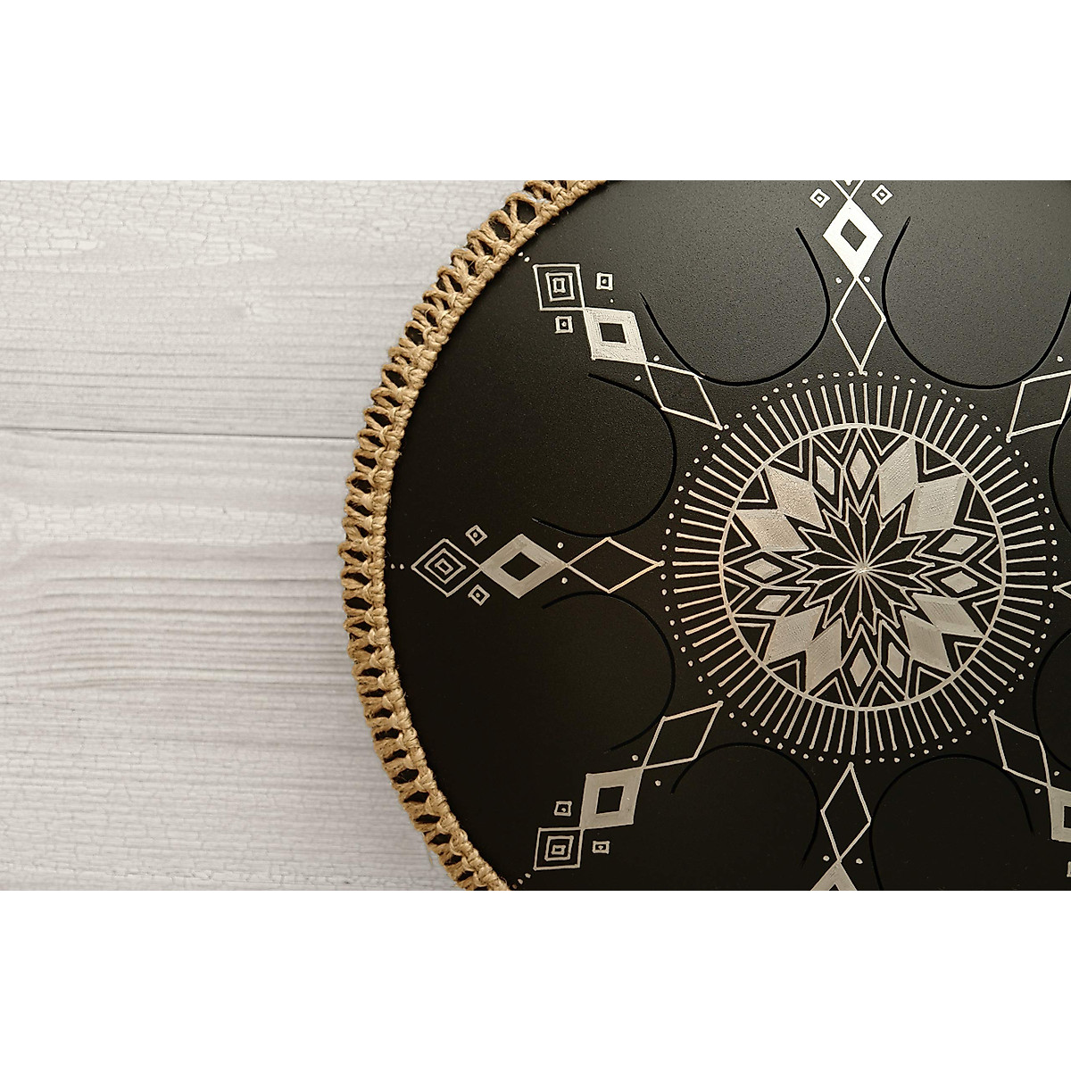 GUDA DRUM Freezbee Morningstar with Rope Decoration and Travel Bag. Best Pan drum