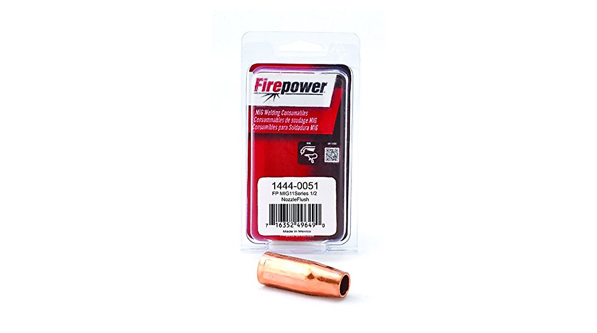 Firepower 1444-0051 Replacement 180 Amp MIG Gun Nozzle with 1/2-Inch ...
