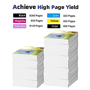 BAALAND Compatible Ink cartridges Replacement for Canon PGI-280XXL CLI-281XXL PGI280 XXL CLI281XXL Used in Canon PIXMA TS9120 TR7520 TR8520 TS6120 TS6220 TS8120 TS8220 TS9520 TS9521C (5 Pack)