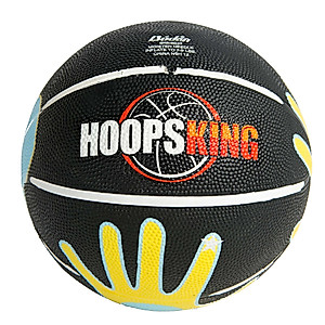 HOOPSKING Skill Shooter Basketball, Basketball with Hands On It - Always Shoot The Ball Correctly (Intermediate 28.5")