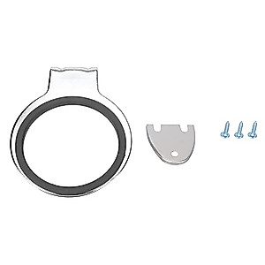 TOPINCN Hair Dryer Holder Wall Mount Self Adhesive, SUS 304 Stainless Steel Bathroom Hair Blow Dryer Rack Organizer, Silver