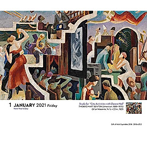 Art: 365 Days of Masterpieces 2021 Desk Calendar