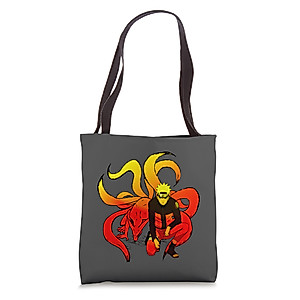 Naruto Shippuden Naruto and 9 Tails Tote Bag