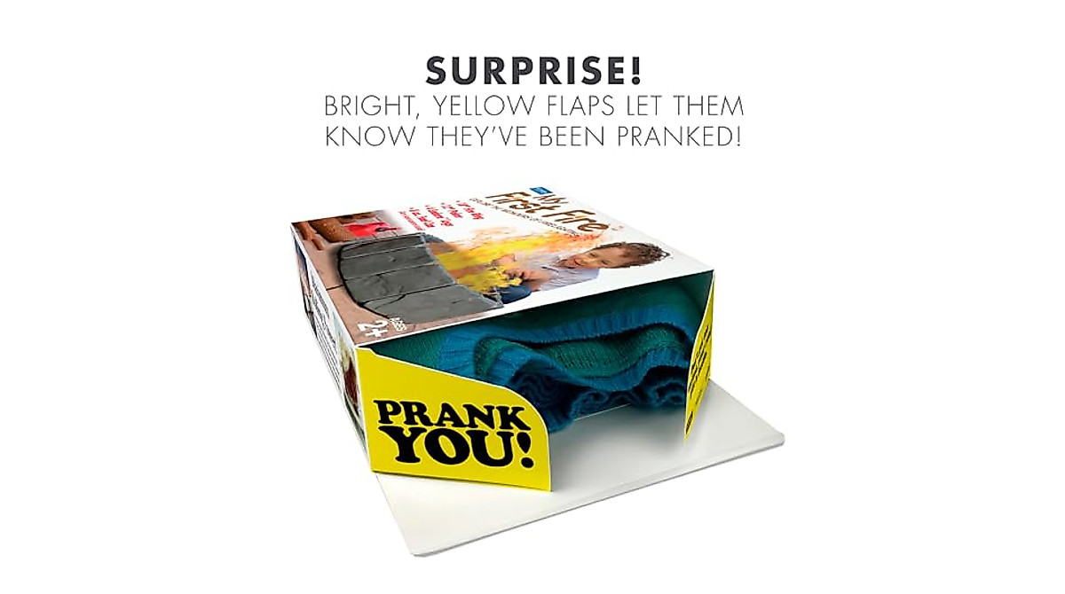 Prank-O First Fire Prank Gift Box - Hilarious Fake Packaging for Gifts