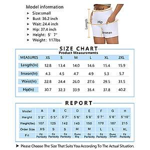 THE GYM PEOPLE High Waist Yoga Shorts for Women's Tummy Control Fitness Athletic Workout Running Shorts with Deep Pockets (Small, Blue)