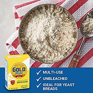 Gold Medal Premium Quality Unbleached Bread Flour, 5 lb