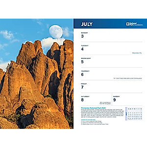 2023 National Park Foundation Planner: 12-Month Weekly Engagement Nature Calendar with Stickers (Thru December 2023)
