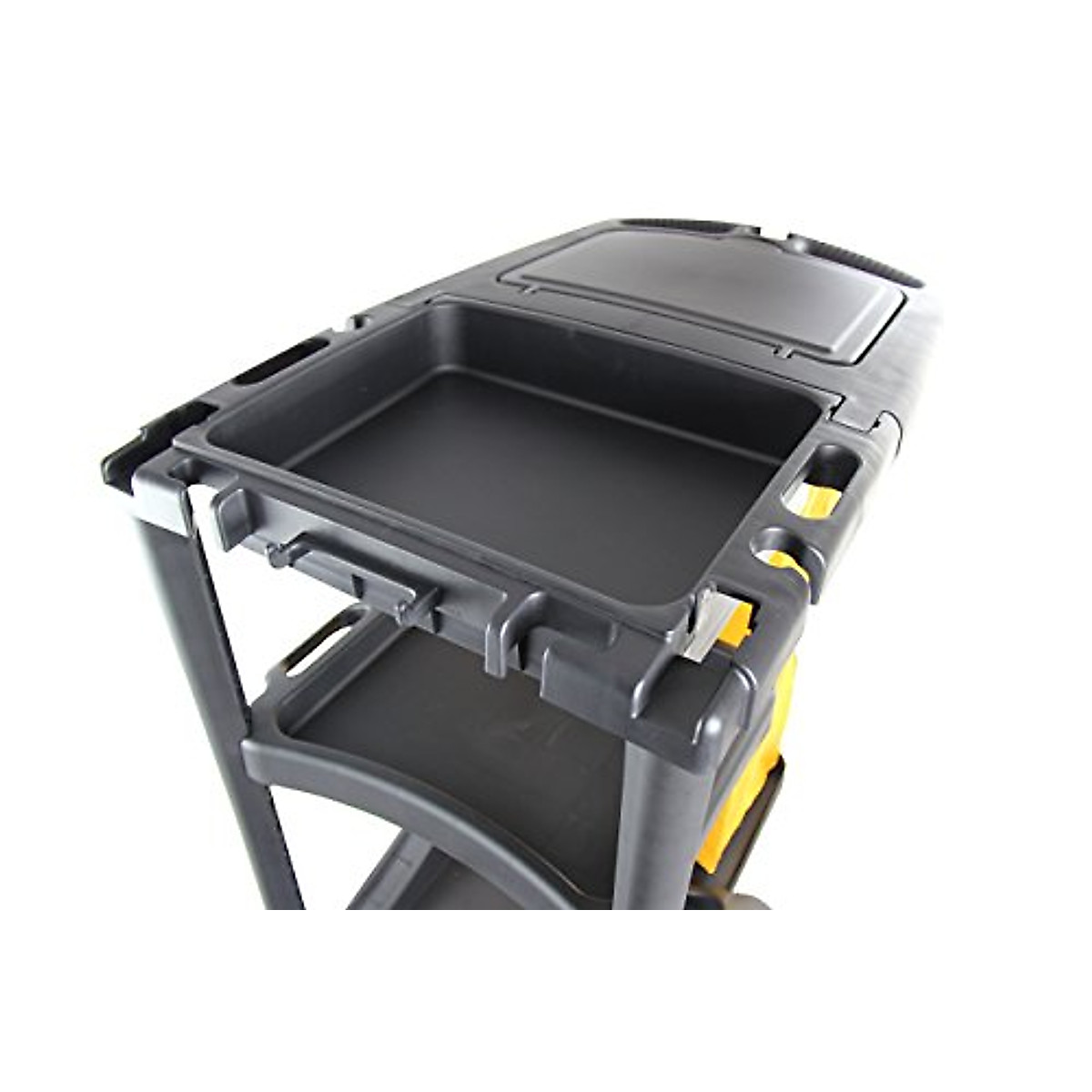 Farag Janitorial Commercial Housekeeping cart Janitorial cart with Cover and Vinyl Bag, L 52" x W 22" x H 40"