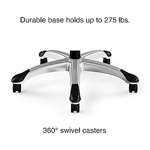 Union & Scale Flexfit Hyken Mesh Task Chair, Black, 2/Pack (Un59460v-Ccvs)