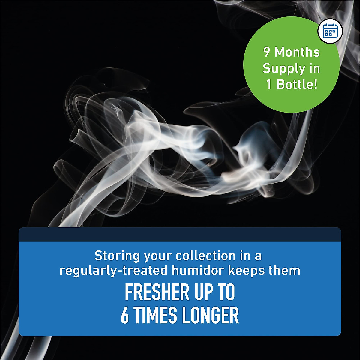 Humidor Solution, Propylene Glycol for cigar humidifiers, 3 Pack 16oz Humidor Accessories by Essential Values…