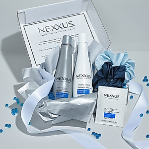 Nexxus Therappe Humectress Protein Fusion Shampoo, Conditioner, Hair Mask & Scrunchies for Dry Hair Beauty Gift Set