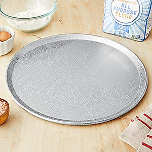 Doughmakers 10181 15" Pizza Pan Commercial Grade Aluminum,Metallic