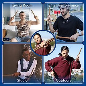 AeroBand PocketDrum 2 Plus Electric Air Drum Set Air Drum Sticks, Air Drum with Drumsticks, Pedals, Bluetooth and 8 Sounds, USB MIDI Function, Electronic Drum Set for Adults, Kids, Gift