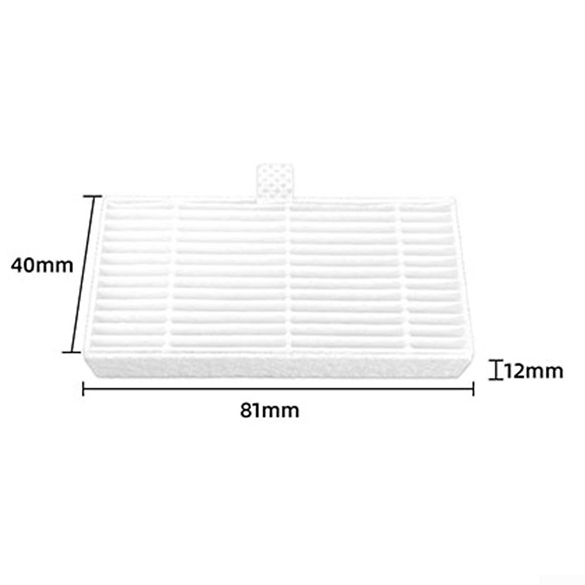 3/10 PCS Filter Replacement Parts Fit For MAMNV BR150/BR151 ZCWA BR150/BR151 ONSON BR150/BR151 GTTVO BR150/BR151 Sweeper Accessories Filter(10PCS)