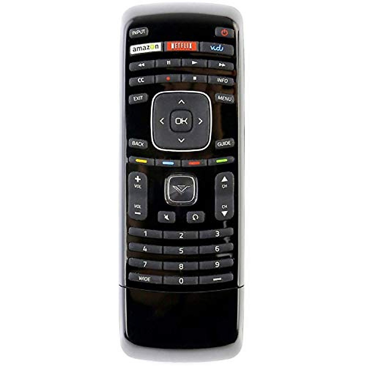 Universal XRT300 Remote with QWERTY Keyboard fit for Vizio LCD LED Smart TV M420SV M550SV M470SL M550SL M470VSE M550VSE E551VA M320SR M420SR E3D320VX XVT3D D500I-B1 E420I-A1 E470i-A0 E3D420VX
