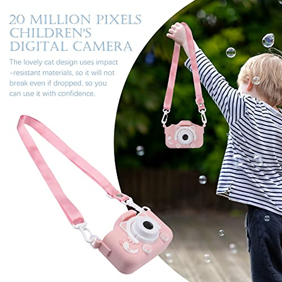 PartyKindom Kids Toys Kids Toys 1Pc Kids Camera Girls Toy Birthday Gift, Mini Digital Camera Lovely Cat Design Camera Brain Toy Girl Toys
