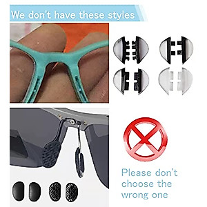 mingbuy Eyeglass Repair Kit Eyeglass Nose Pads Glasses Repair kit with Screws 220 Pcs 110 Pairs 13 Types of Nose Pads for Eyeglasses, Sunglasses, Watch Repair kit