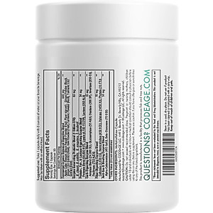 Codeage Digestive Enzymes Supplement, 3-Month Supply, Gut Health Probiotics, Prebiotics, Fermented Multi Enzymes, Plant-Based Superfood, One Capsule a Day, Vegan, Non-GMO, 90 Capsules