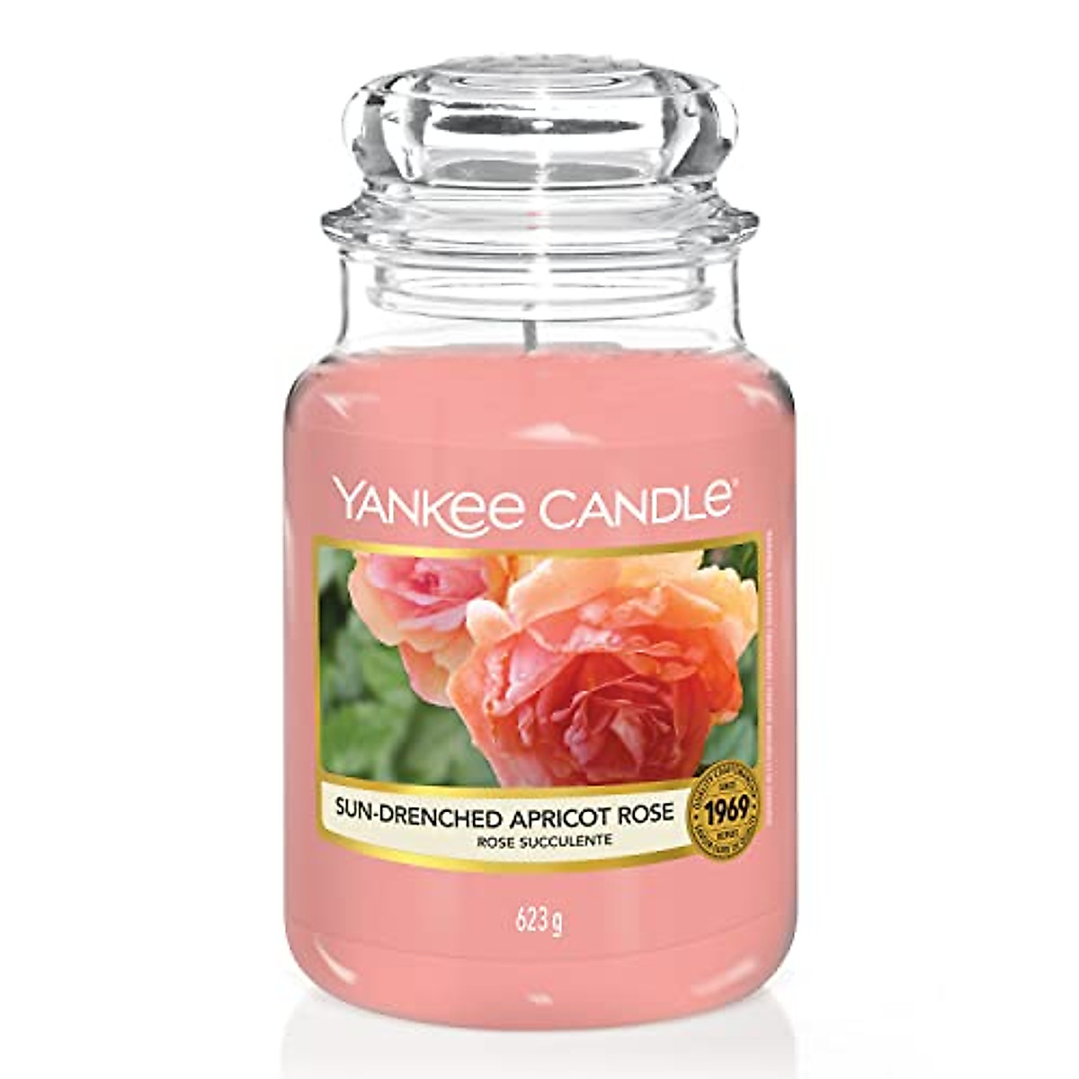 Yankee Candle 5038581033211 jar Large Sun-Drenched Apricot Rose YSDSAR, one Size, …