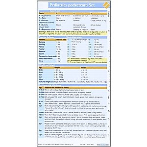 Pediatrics Pocketcard Set