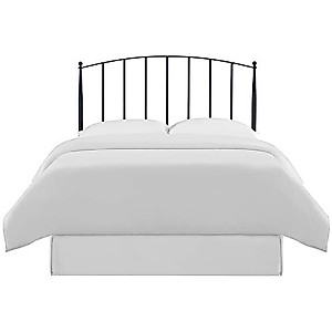 Crosley Furniture CF91002-601BK Whitney Arched Metal Headboard, King, Black