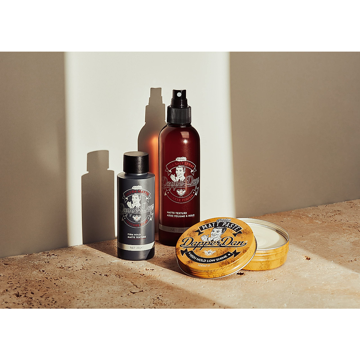 Dapper Dan Matt Paste, High Hold Low Shine Hair Paste for Men, Versatile Hair Product with Flexible Hold for All Styles, Vintage Cologne Fragrance, 1 x 100ml