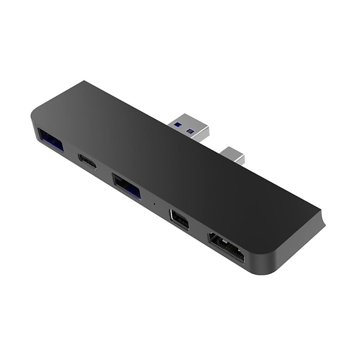 Hyper HyperDrive 5-in-2 USB Type-A & Mini DisplayPort Hub for Microsoft Surface Pro 4/5/6, Black