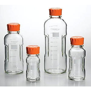 Corning 1399-500 Slim Line Media Storage Bottle, 500 mL Capacity (Pack of 4)