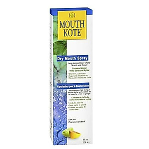 Mouth Kote Dry Mouth Spray, Oral Moisturizer with Yerba Santa, 8 Fluid Ounce