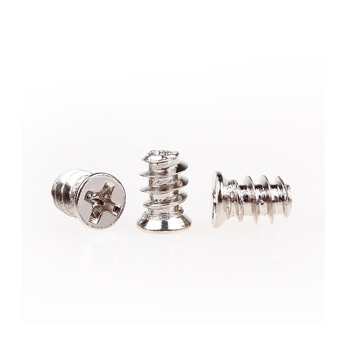 Tap Bolts 50Pcs M5*8/10/12 KB Computer PC Case Cooling Fan Mount Screw Heat Dissipation Fans Screws Fixer Screws (Color : Silver, Size : M5x8 (50Pcs))