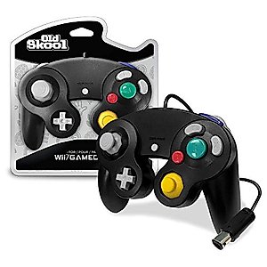Old Skool Controller Compatible with Gamecube/Wii - Black