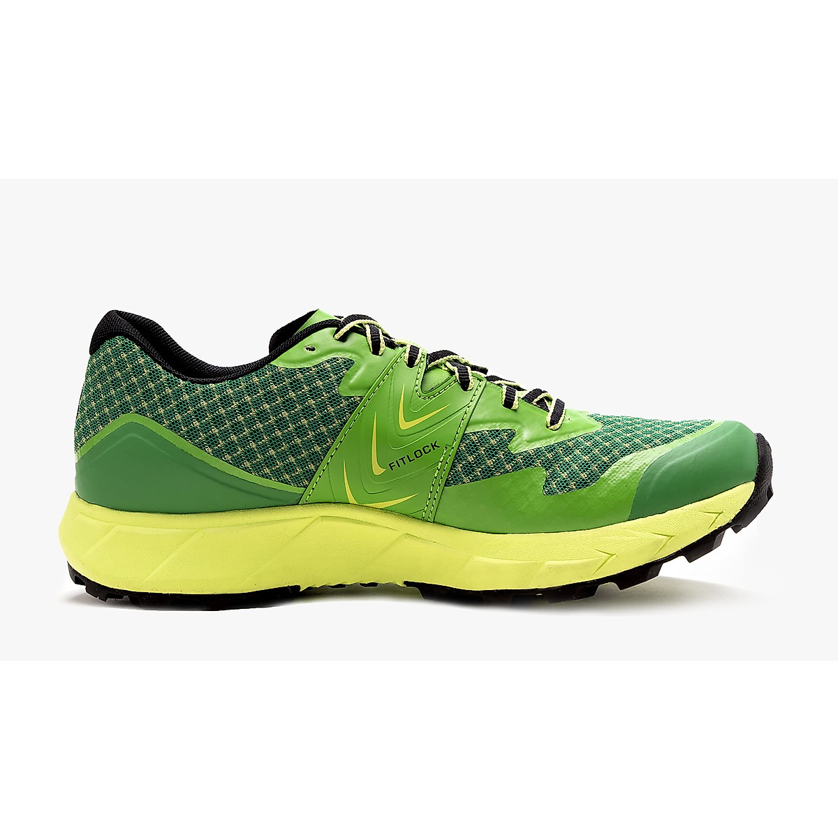 VJ Ultra 2 Long-Range Race Trail Running Shoes with Rock Plate and More Grip - M 6.5/W 8 Green