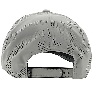 HOOEY Golf Adjustable Snapback Trucker Mesh Back Hat (Grey)