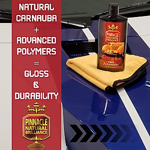Pinnacle Natural Brilliance PIN-315 Liquid Souveran Car Wax, 16 fl. oz.