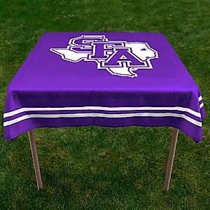 College Flags & Banners Co. Stephen F. Austin Lumberjacks Logo Tablecloth or Table Overlay