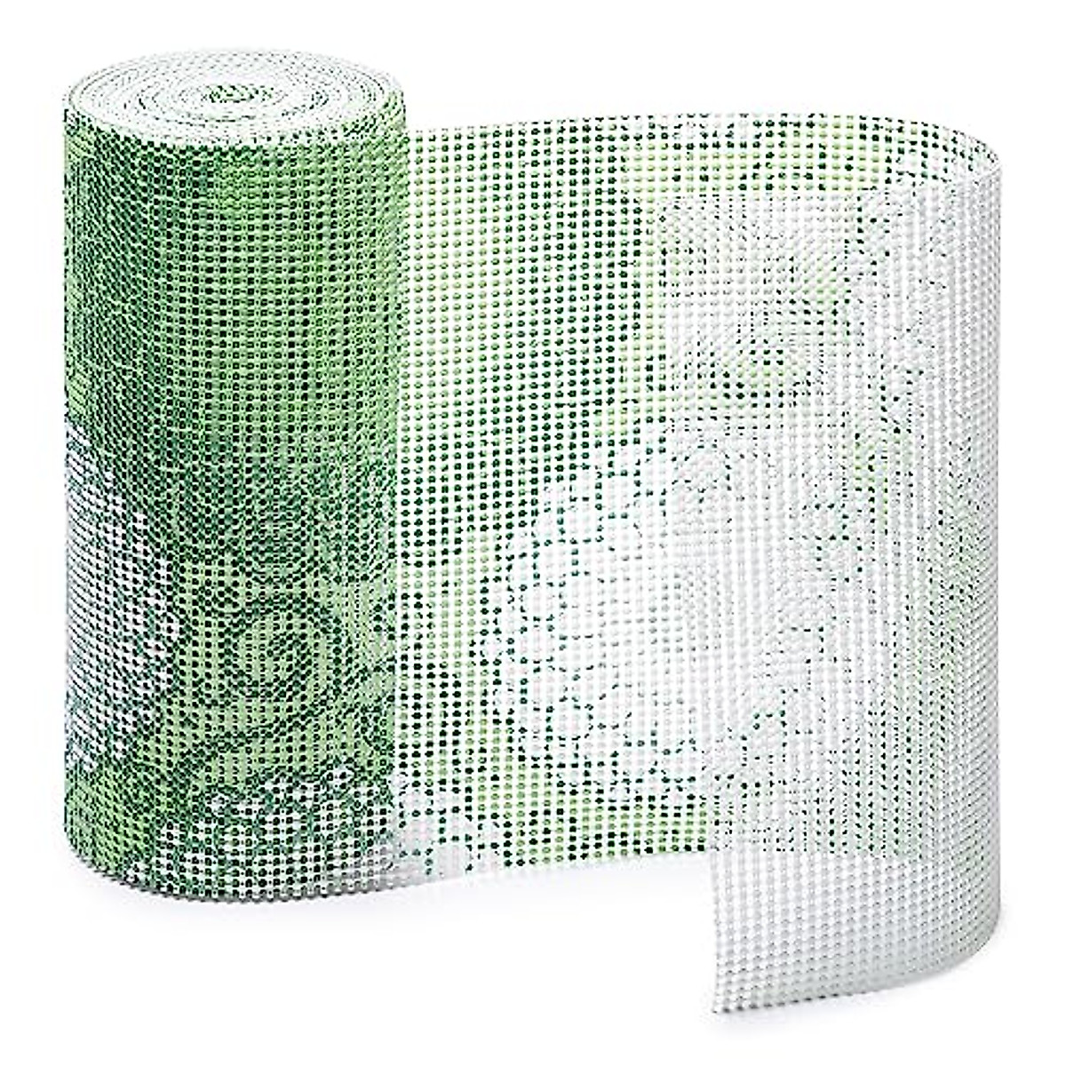 RAY STAR Shelf Liner, Non-Adhesive Refrigerator Liners for Shelves Washable 12 * 120 inch, Vinyl Shelf Drawer Liner Non-Slip Bathroom Cabinet Liner for Kitchen/Storage/Desks (Green Circle)