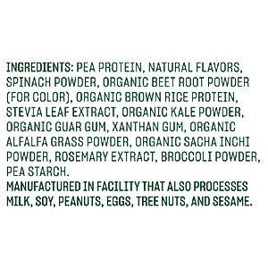 Vega Protein and Greens Protein Powder, Berry - 20g Plant Based Protein Plus Veggies, Vegan, Non GMO, Pea Protein for Women and Men, 1.3 lbs (Packaging May Vary)