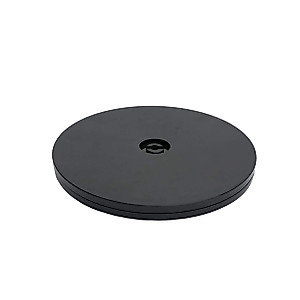 FixtureDisplays® 8" Black Plastic Spinner Lazy Susan Turntable Organizer for Spice Rack Table Cake Kitchen Pantry Decorating 16976-NF