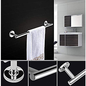 OMOONS Towel Rails, Double Towel Rails for Hotel, Stainless Steel Bathroom Hanging, Bathroom Accessories, Bathroom Shelf/600 * 81 * 54Mm