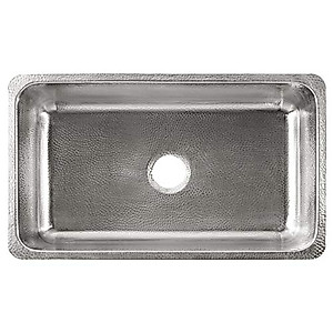 Sinkology K1408-BB62 Taylor Undermount 31.25 in. Single Bowl Brushed Crafted Grid and Strainer Drain Stainless Steel Kitchen Sink Kit