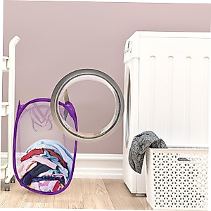 OFFSCH 2Pcs Foldable Laundry Mesh Screen Laundry Storage Pouches for Home Use Ideal for Organizing and Protecting Clothes During Washing
