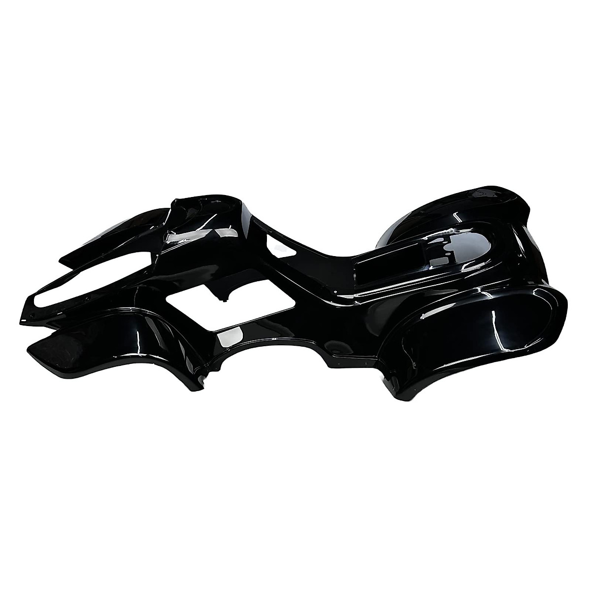 1-Piece Body Plastic Fender for IceBear Coolster 3050 Taotao Chinese Peace SunL MotoTec Kids ATV Quad 110cc (Black)