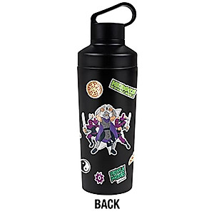 Teenage Mutant Ninja Turtles TMNT OFFICIAL Turtles Sticker Collage 18 oz Insulated Water Bottle, Leak Resistant, Vacuum Insulated Stainless Steel with 2-in-1 Loop Cap