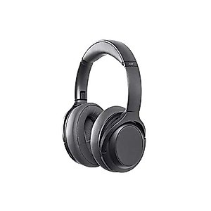 Monoprice BT-600ANC Bluetooth Over Ear Headphones with Active Noise Cancelling (ANC), Qualcomm aptX HD Audio, AAC, Touch Controls, 40hr Playtime