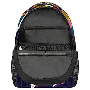 Lion Backpacks for Girls Boys, Abstract Lion Travel Backpack Laptop Backpack Waterproof School Backpack Bookbags for Teens Kids Backpack with Multiple Pocket Hiking Daypack Casual Bag