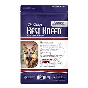 Best Breed German Dog Diet Made in USA [Natural Dry Dog Food]- 4lbs