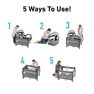 Graco® Pack ‘n Play® Travel Dome™ DLX Playard, Astin