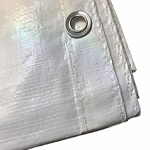 Moose Supply 20' x 40' Economy Sidewall Kit for Canopy Tent, Complete Set of (6) White 20' Foot Heavy Duty Side Walls for 7' Foot Height Party Frame and Outdoor Canopy Pole Tents, Tent Not Included